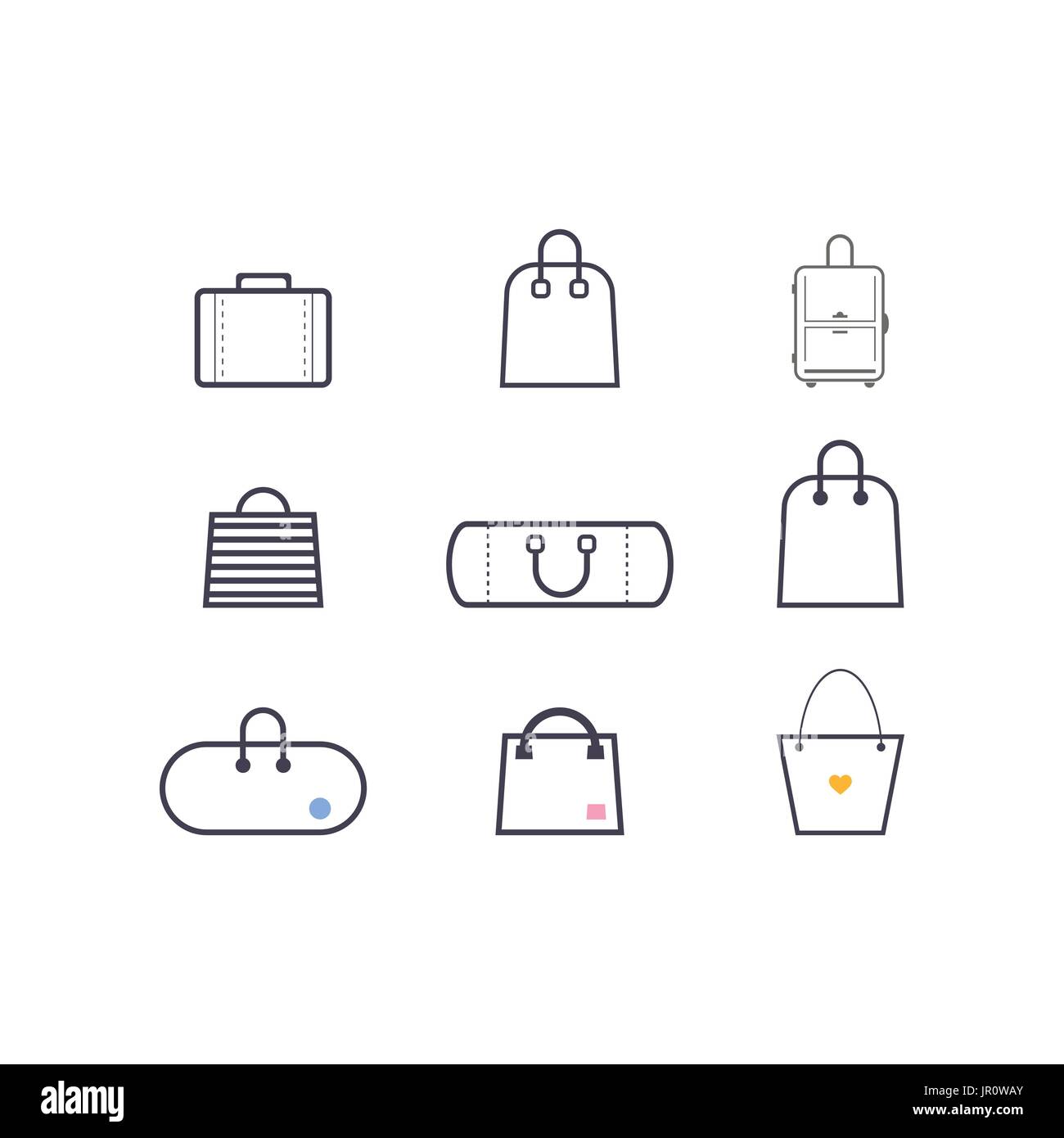 Taschen symbol Stock-Vektorgrafiken kaufen - Alamy