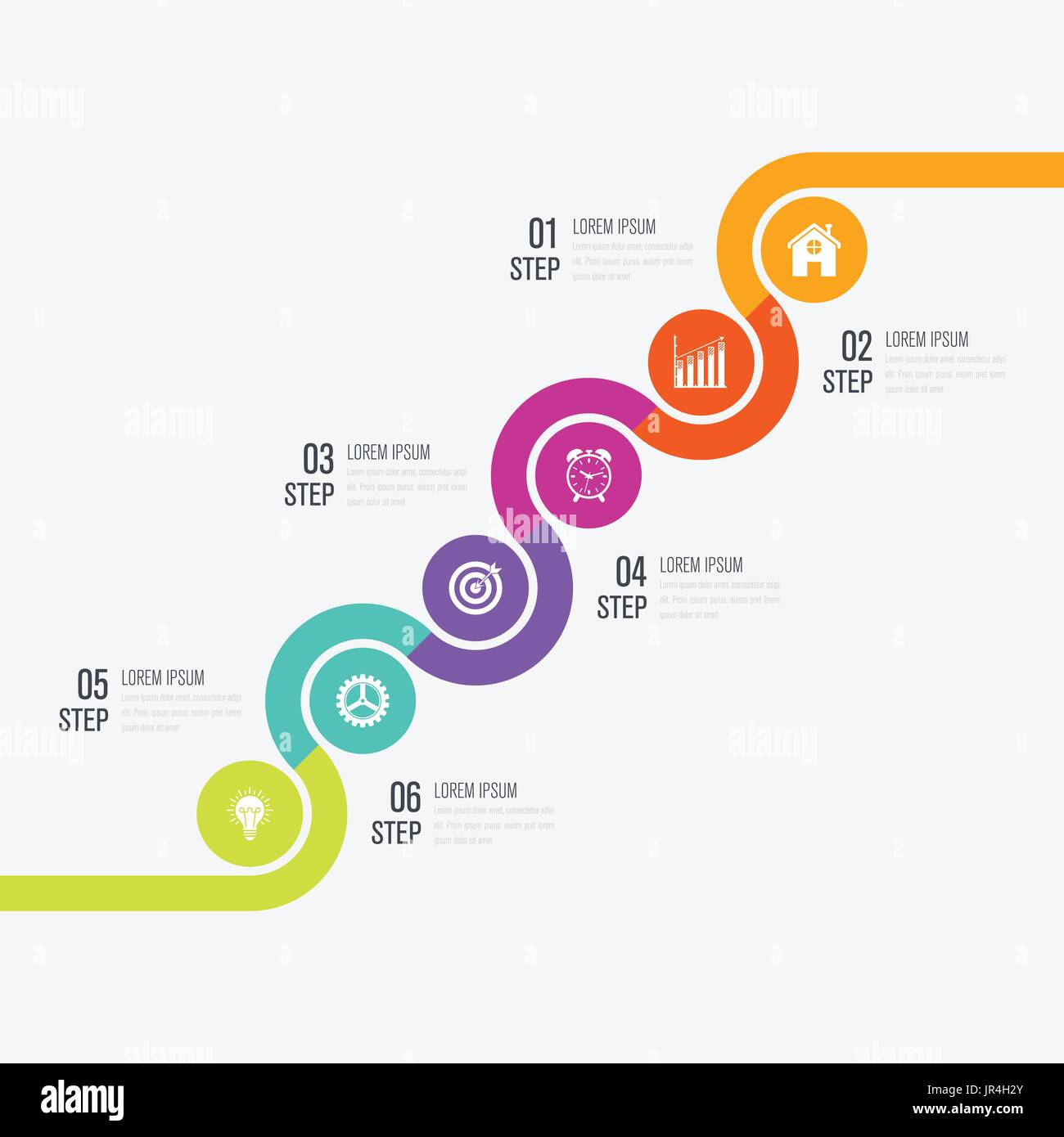 Prozess in sechs schritten -Fotos und -Bildmaterial in hoher Auflösung ...
