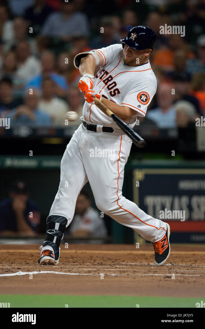 3. August 2017: Houston Astros Designated Hitter AJ Reed (23) at bat ...