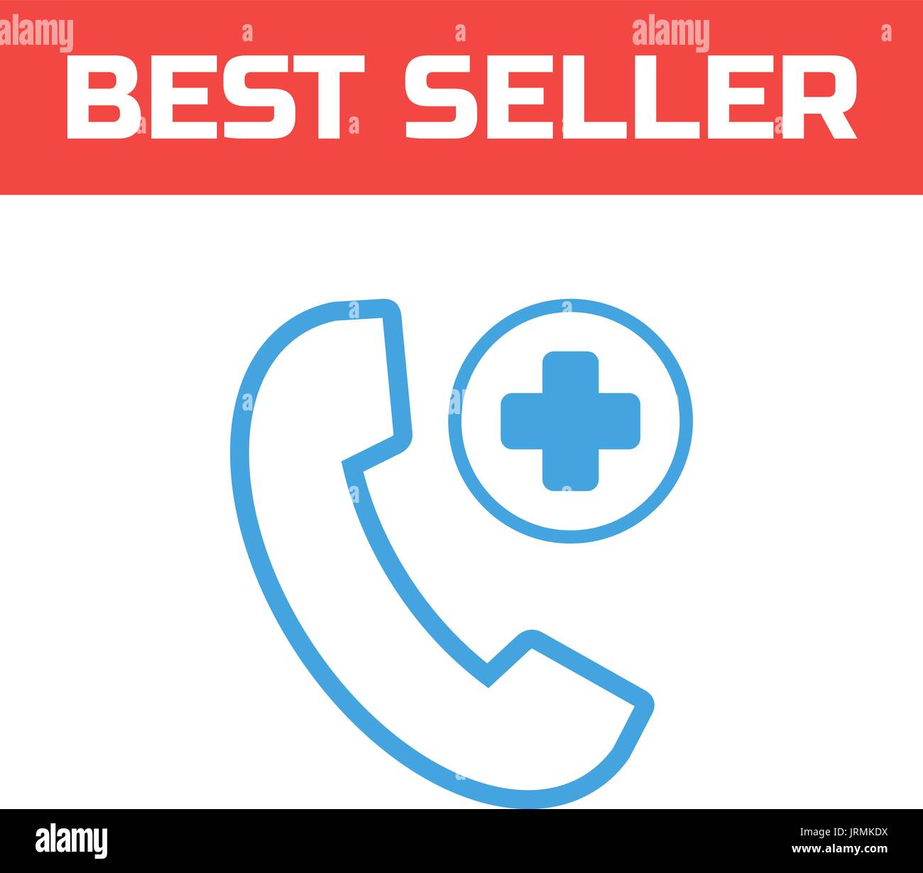 Notfall-Telefon-Symbol. Einzigen hochwertigen Gliederung Symbol für ...