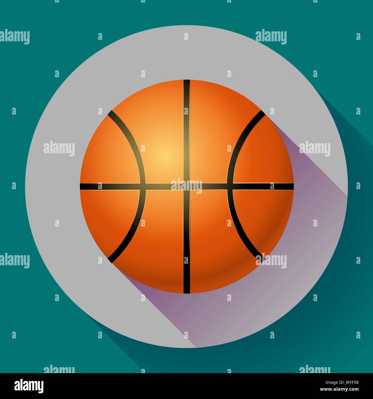 Basketball ball symbol Stock-Vektorgrafiken kaufen - Alamy