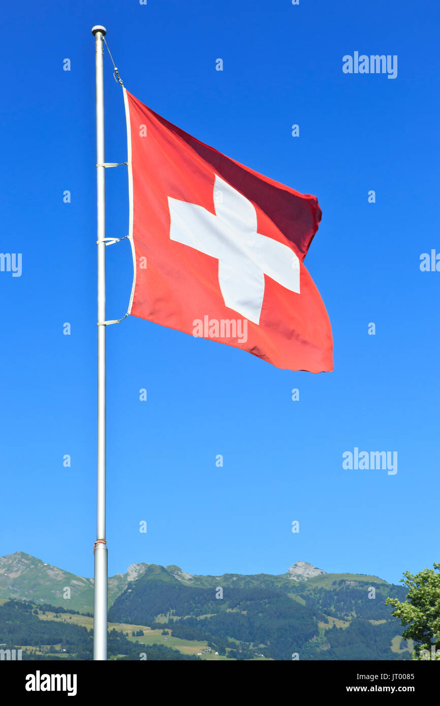 Schweiz stoff flagge -Fotos und -Bildmaterial in hoher Auflösung – Alamy