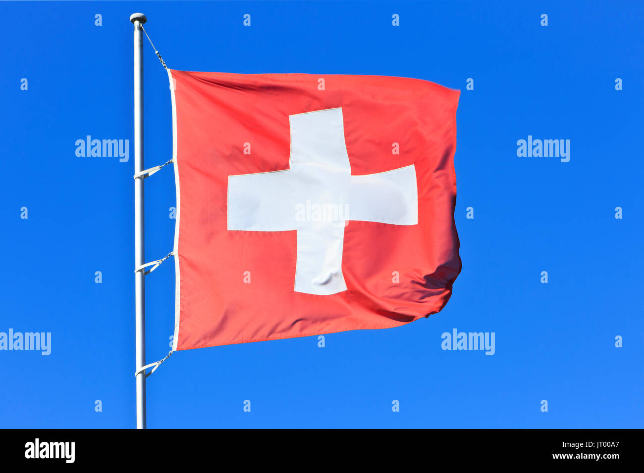 Schweiz stoff flagge -Fotos und -Bildmaterial in hoher Auflösung – Alamy