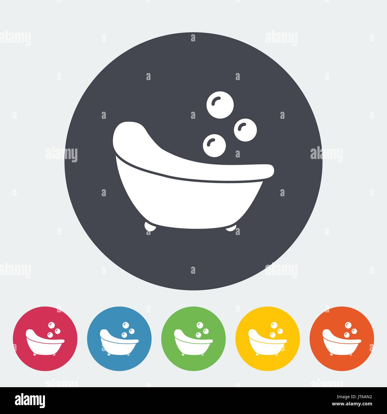 Bad-Symbol. Flache Vektor zugehörige Symbol für Web und mobile ...