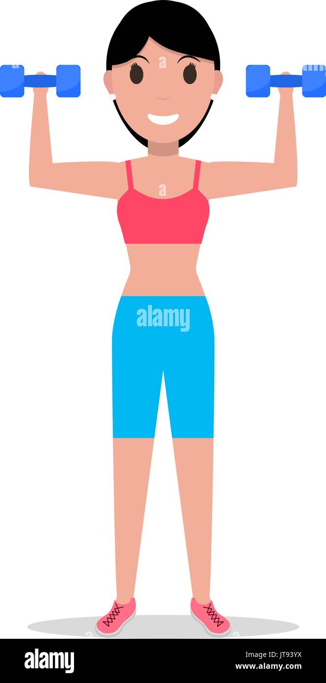 Junge hanteln Stock-Vektorgrafiken kaufen - Alamy