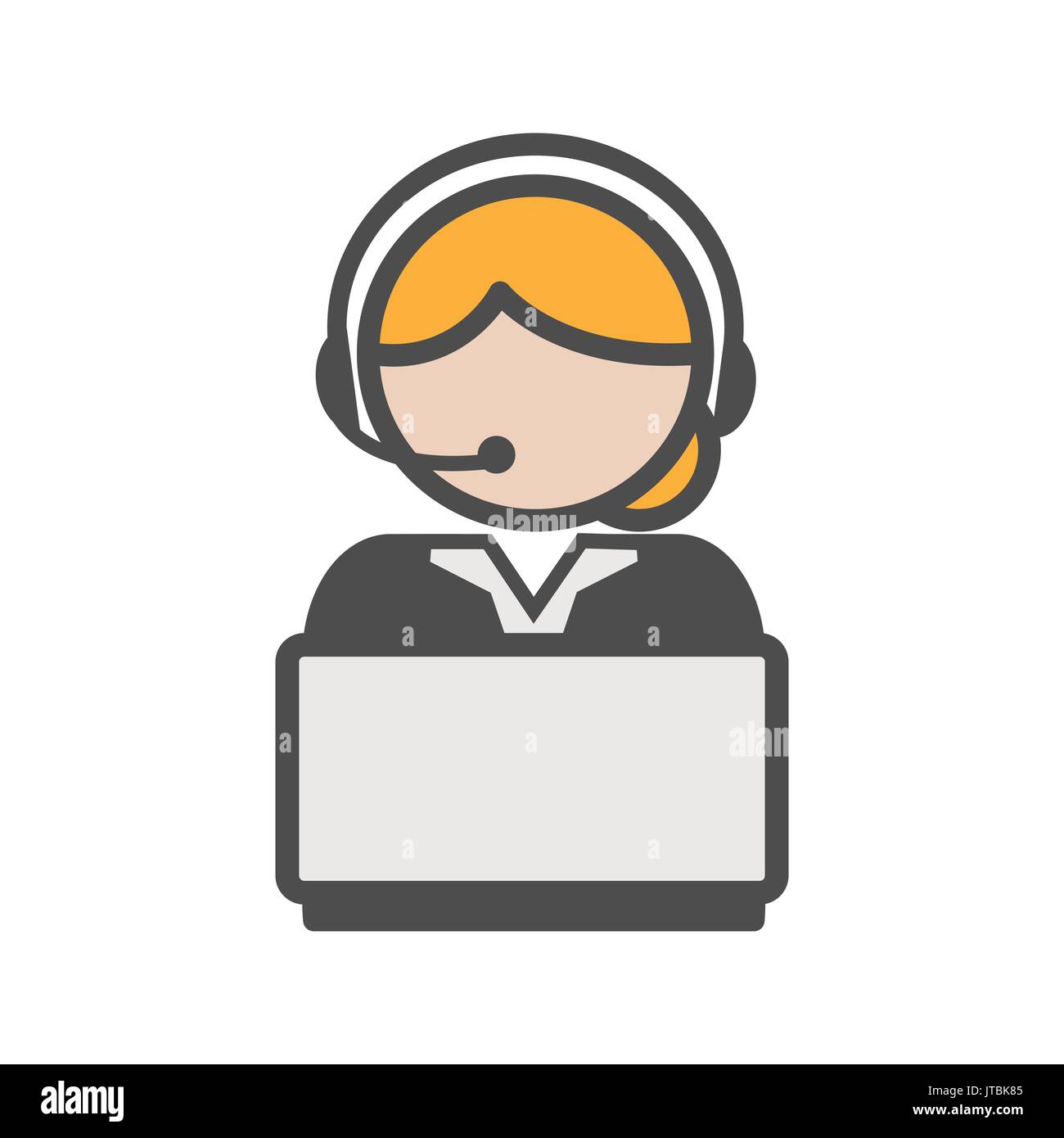 Call center agent avatar vector -Fotos und -Bildmaterial in hoher ...