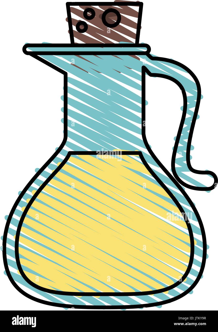 Öl Vector Illustration Stock-Vektorgrafik - Alamy