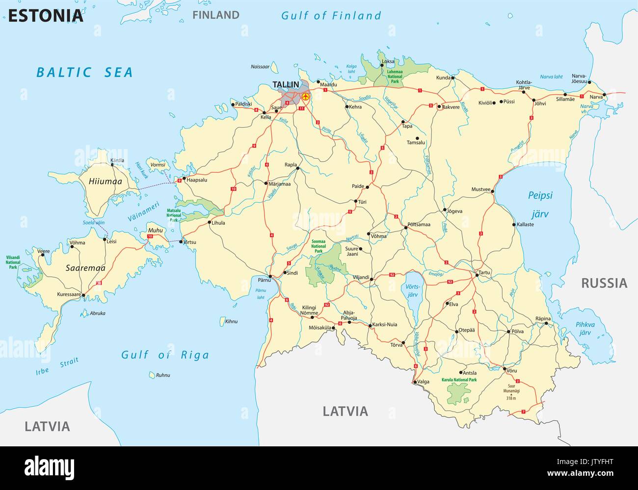 Map lithuania latvia estonia -Fotos und -Bildmaterial in hoher ...