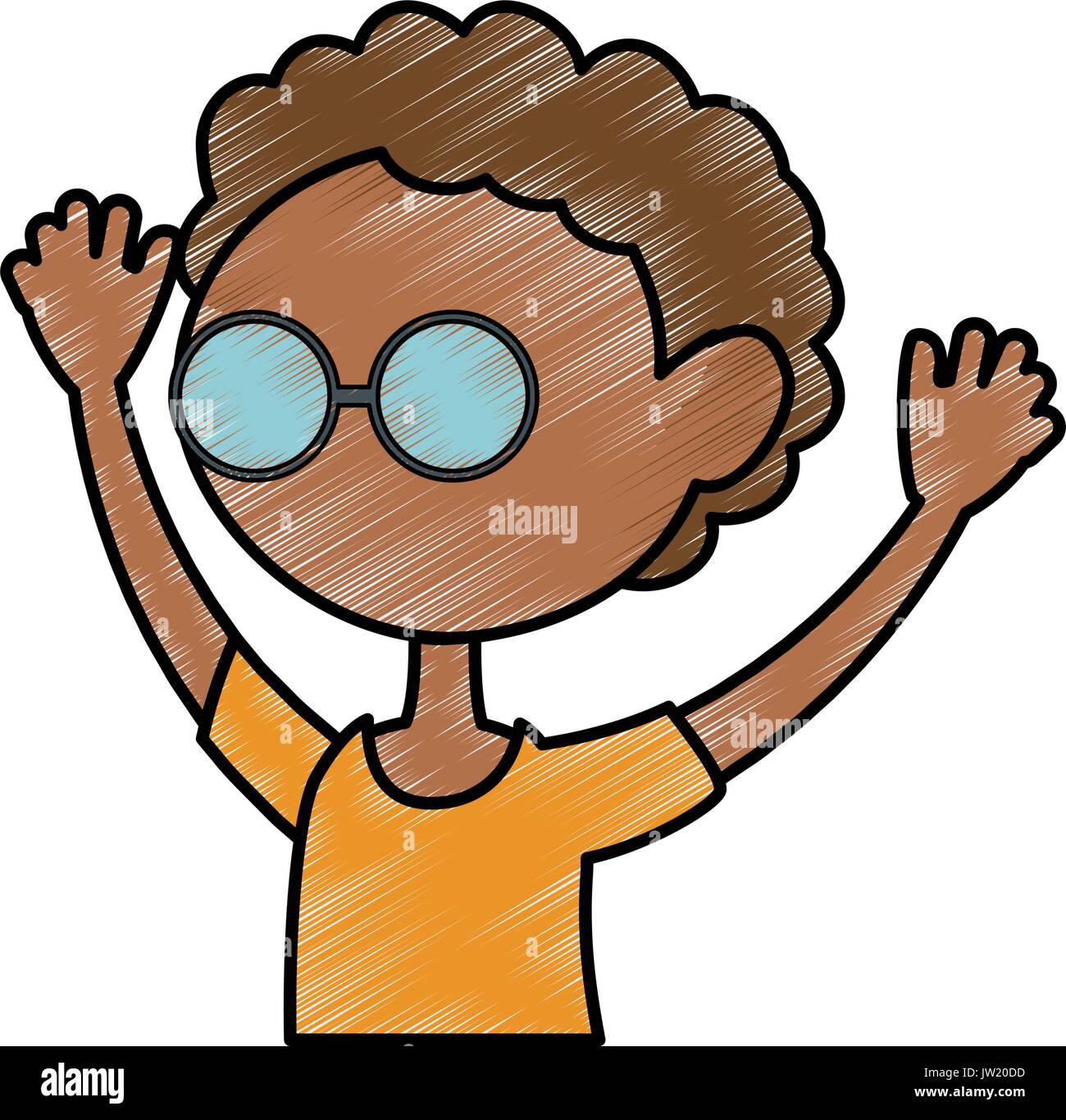 Cartoon junge Symbol Symbol Vektor Illustration Grafik-design Stock ...