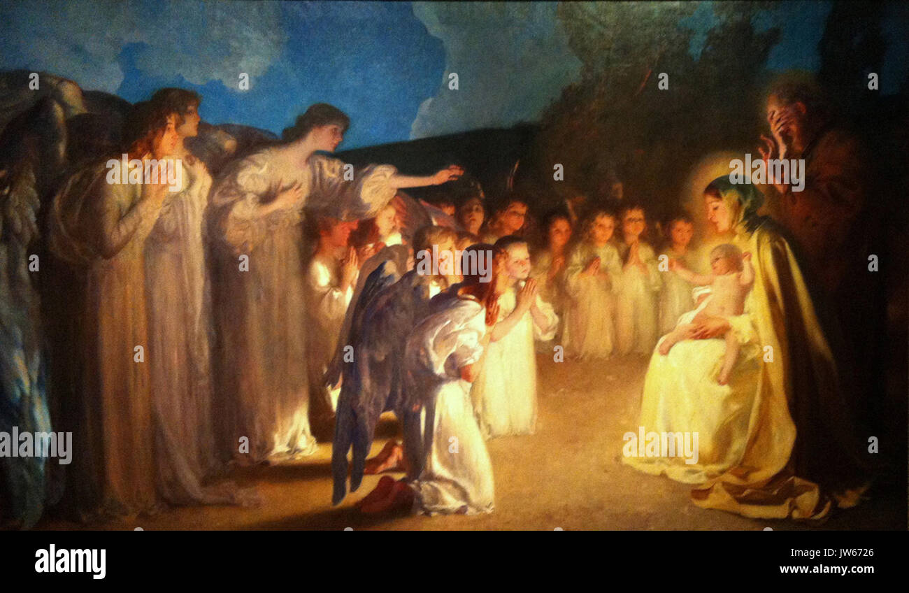Adoration of the christ child -Fotos und -Bildmaterial in hoher Auflösung – Alamy