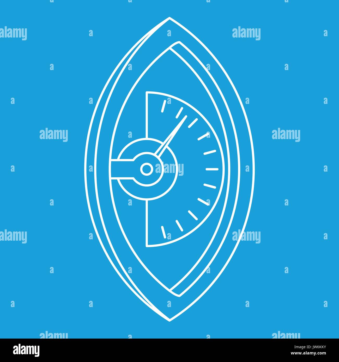 Hand dynamometer Symbol, outline Style Stock-Vektorgrafik - Alamy