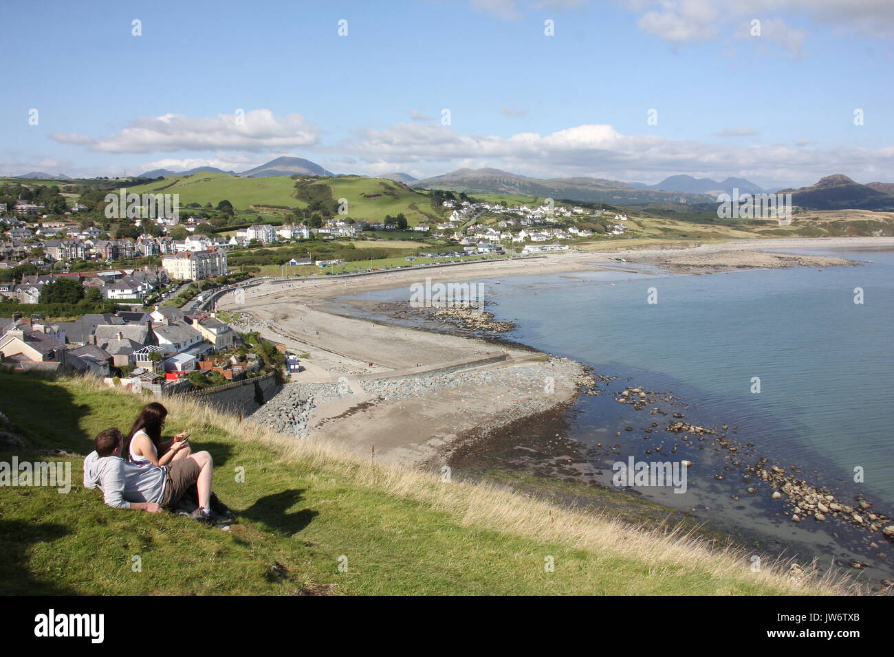 Halbinsel Lleyn, North Wales, UK. 10 August, 2017. UK Wetter - die ...