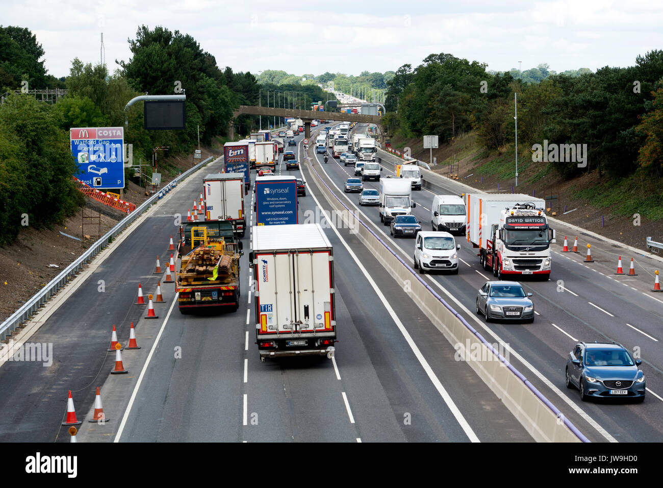 M1 Autobahn England Stockfotos und -bilder Kaufen - Alamy