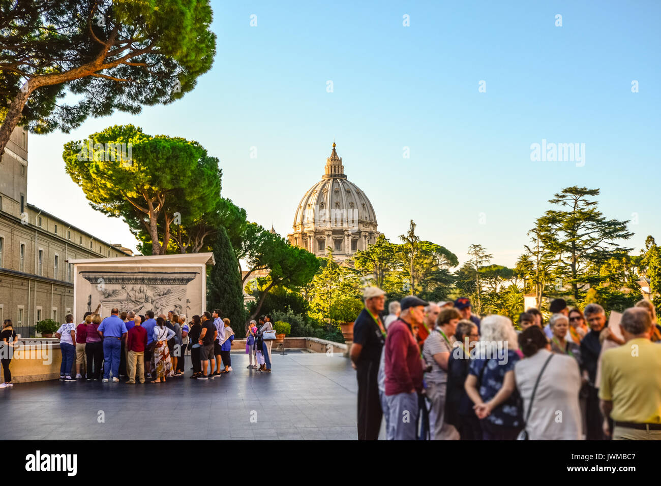 Szenische Ansicht Der St Peter Basilika Stockfotos und -bilder Kaufen - Alamy