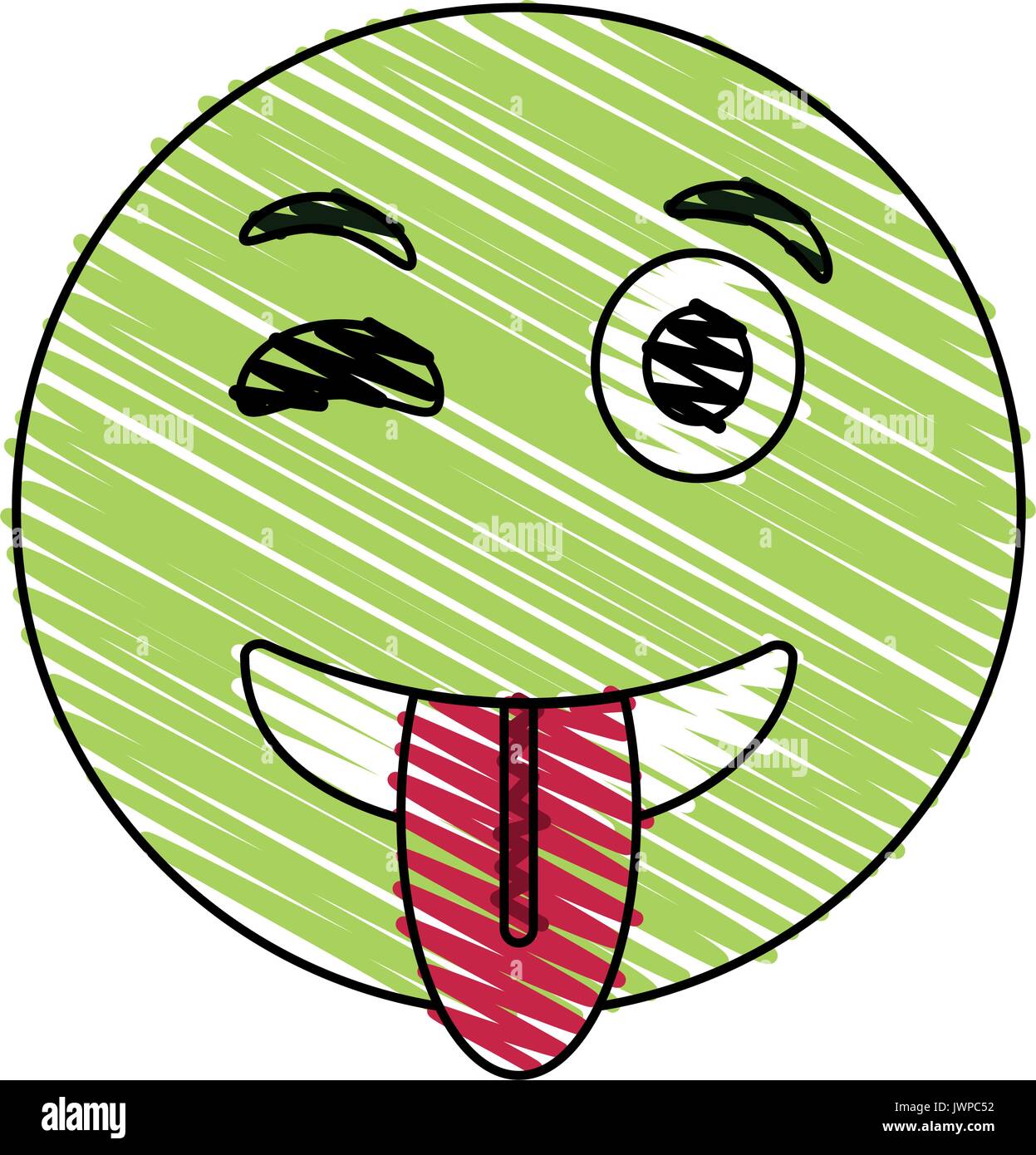 Zunge raus emoji Stock-Vektorgrafiken kaufen - Alamy