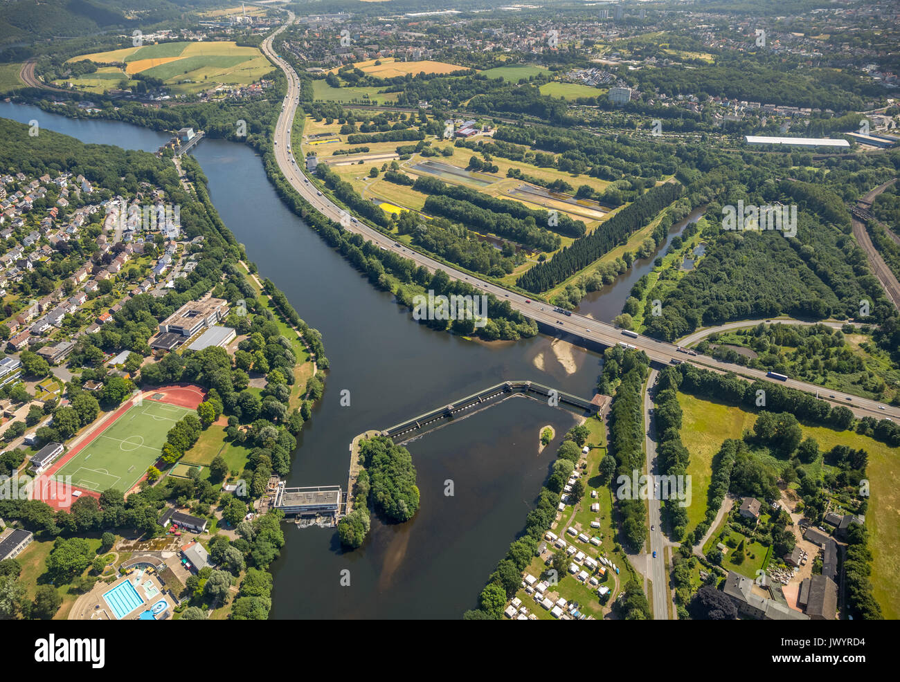 Mündung der volme in die ruhr -Fotos und -Bildmaterial in hoher ...