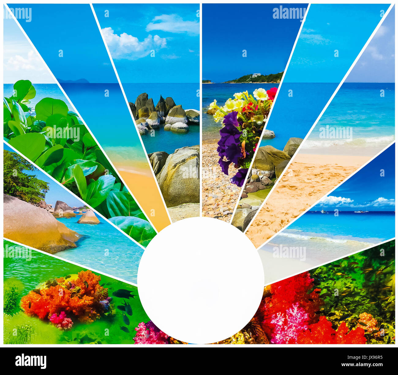 Beach Collage Stockfotos und -bilder Kaufen - Alamy