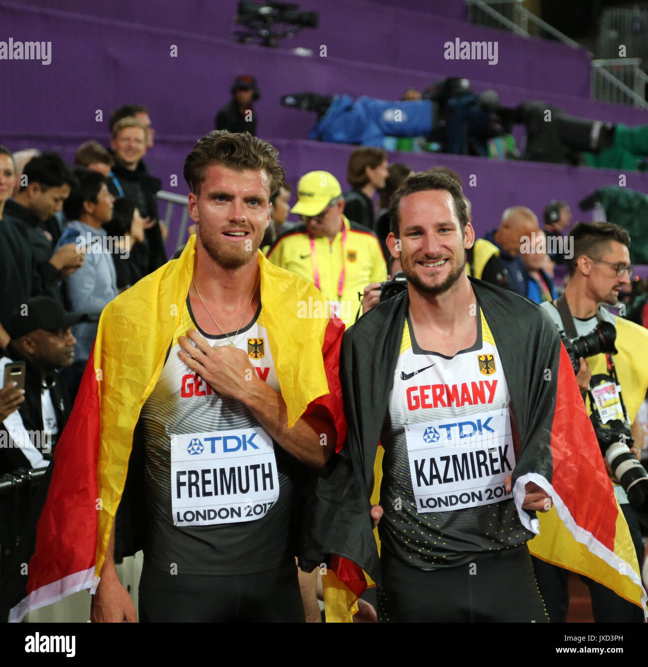 Rico FREIMUTH (Deutschland), Kai KAZMIREK (Deutschland) feiert nach dem ...