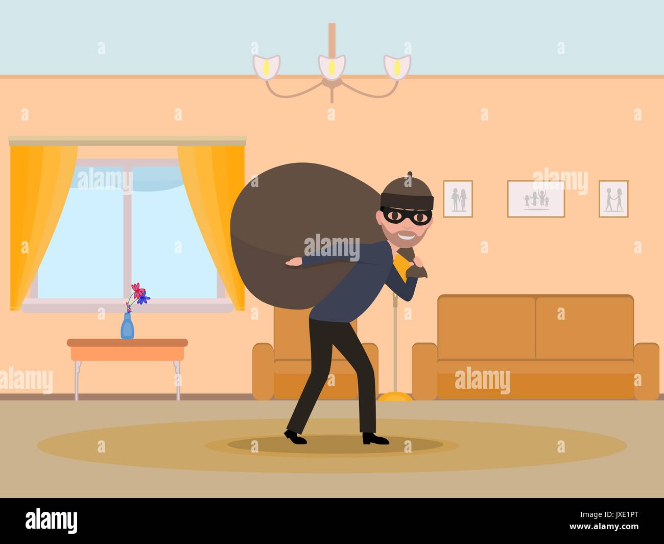 Dieb cartoon -Fotos und -Bildmaterial in hoher Auflösung – Alamy