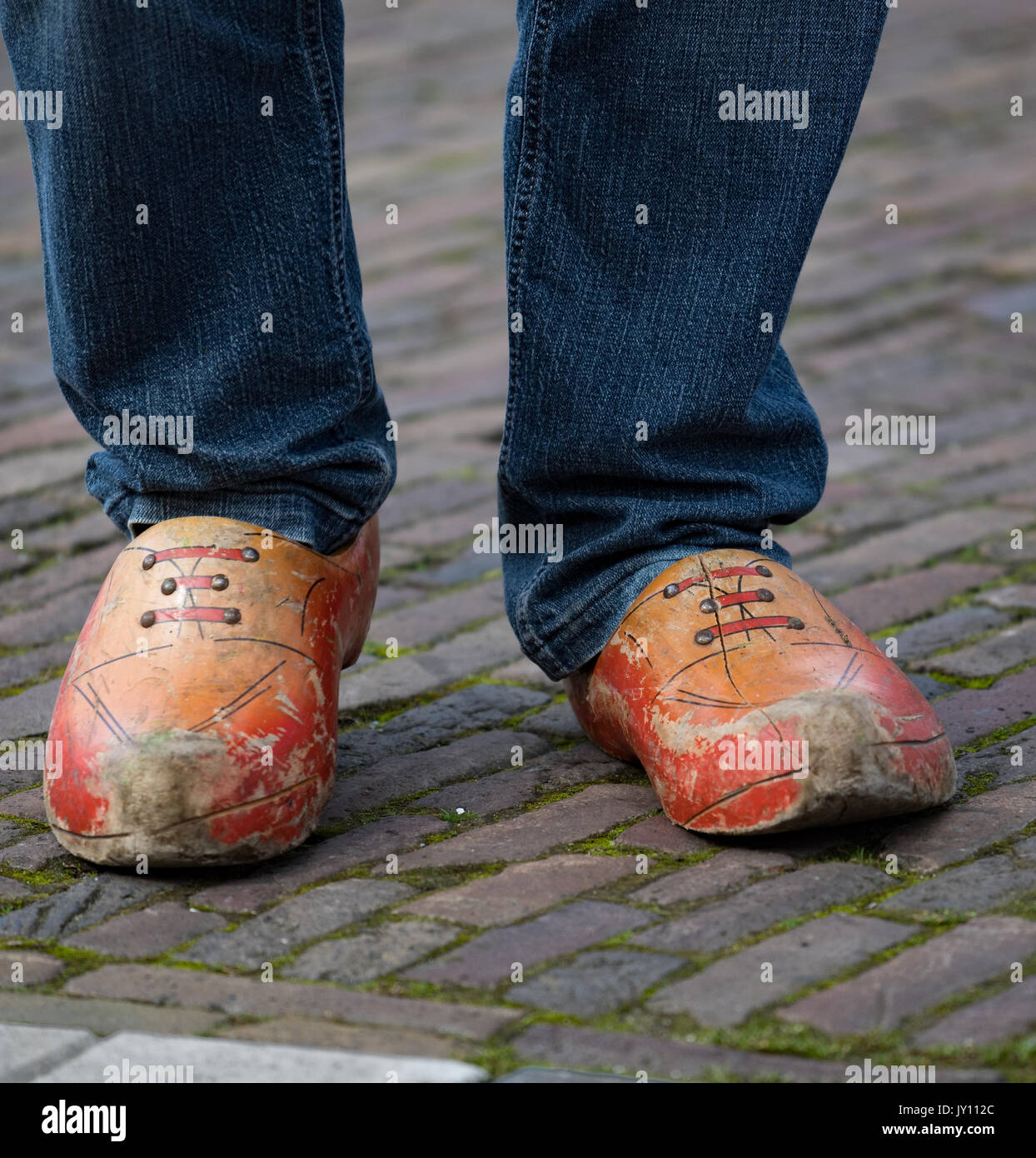 Dutch Clogs ("klompen") im Dorf von Edam, Niederlande Stockfotografie ...