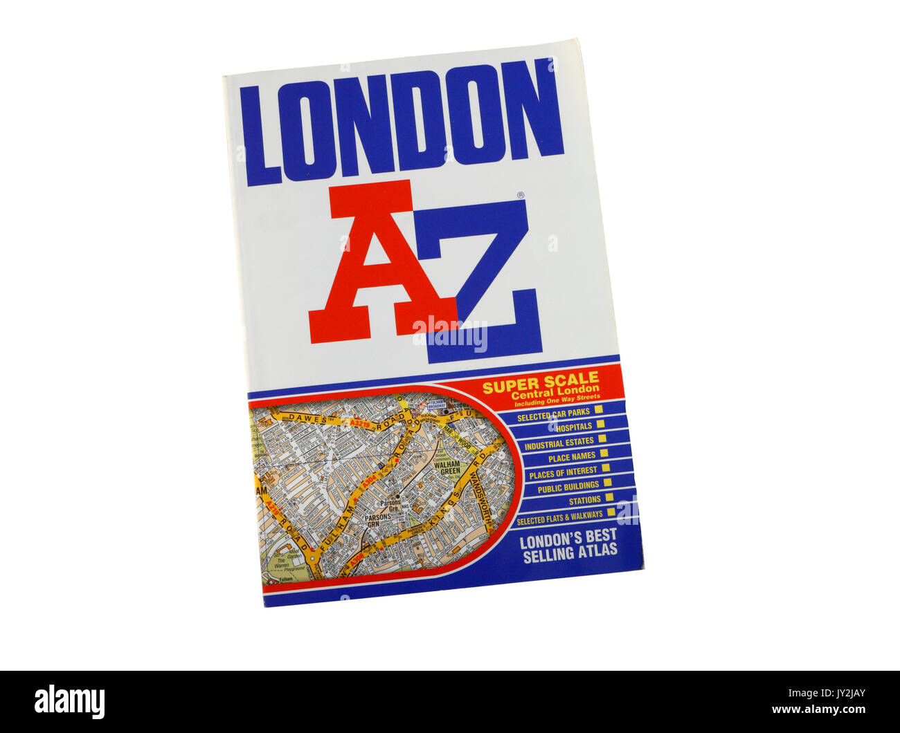 Spiega La Mappa Delle Guide Turistiche Ausgeschnittene Stockfotos Und