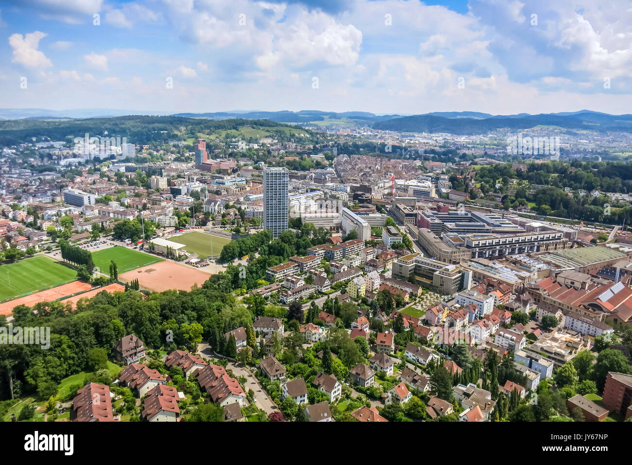 Luftaufnahme der Stadt Winterthur *** Local Caption *** Winterthur ...