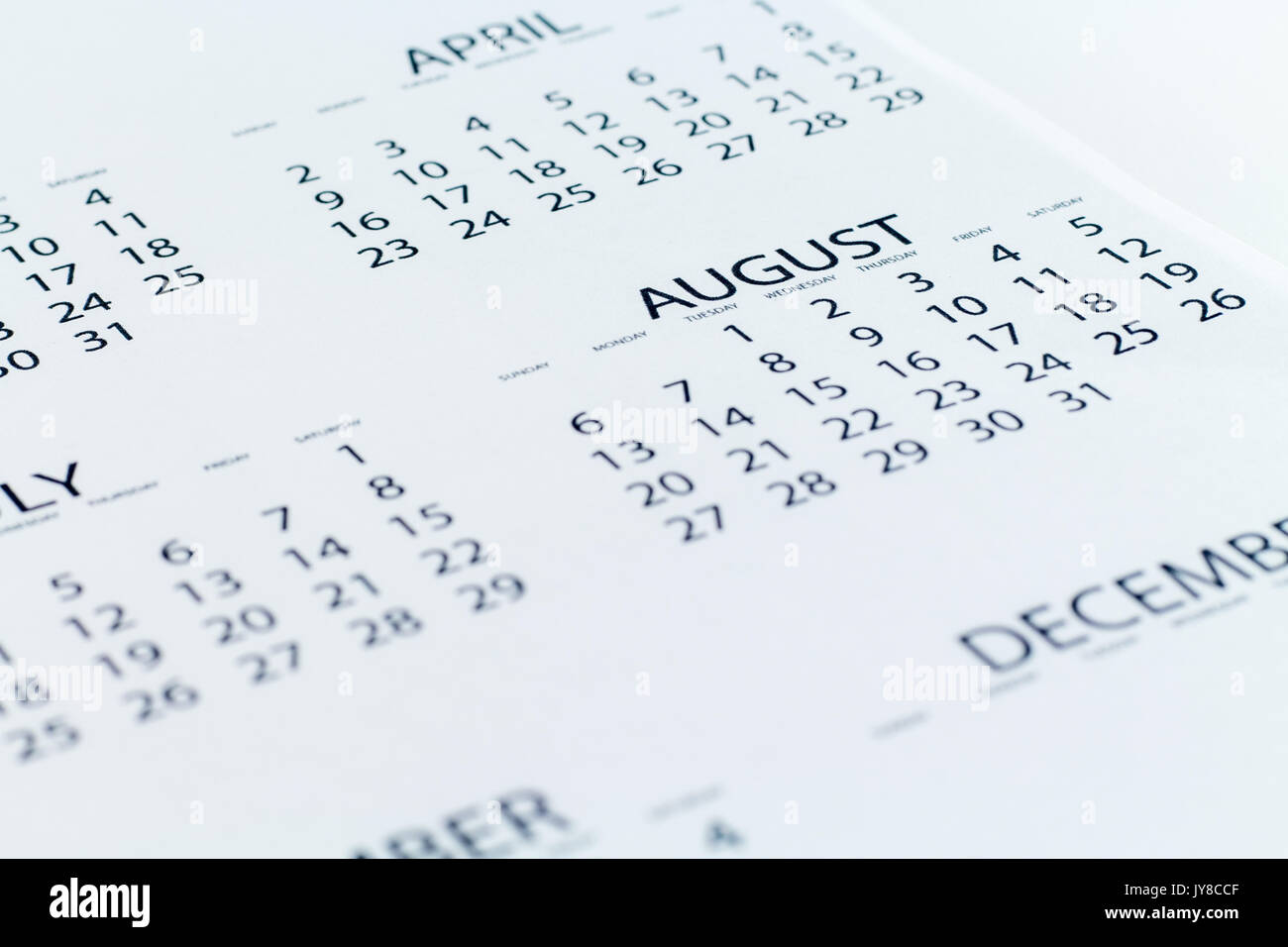 Woche und jahr -Fotos und -Bildmaterial in hoher Auflösung – Alamy