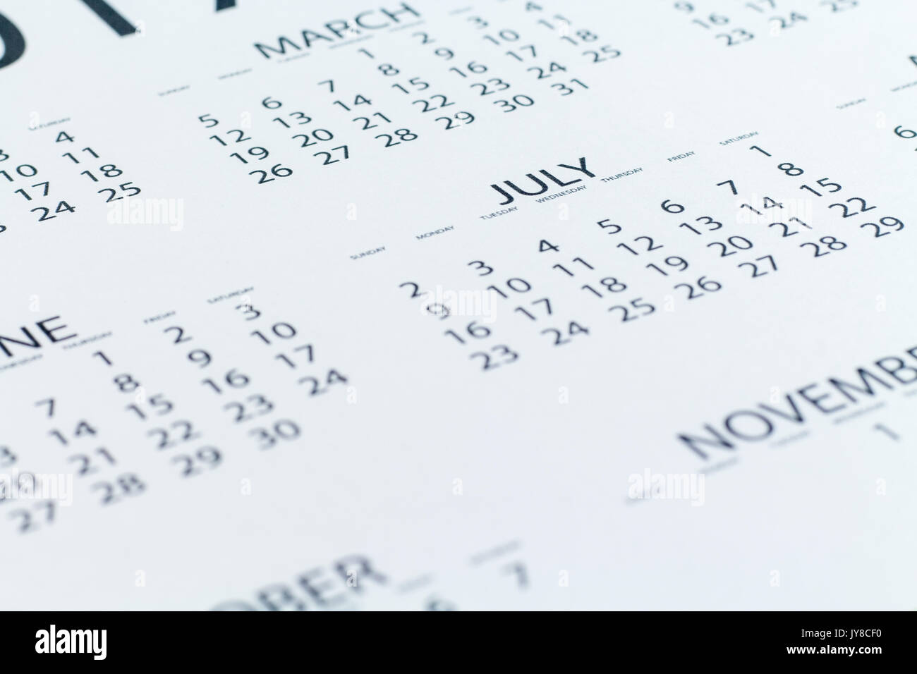 Woche und jahr -Fotos und -Bildmaterial in hoher Auflösung – Alamy