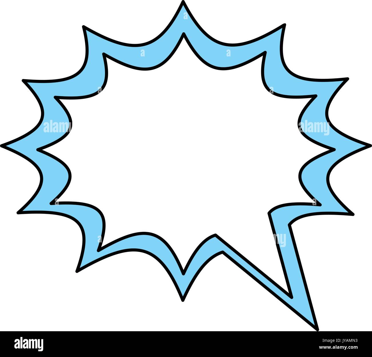Sprechblase Vector Illustration Stock-Vektorgrafik - Alamy