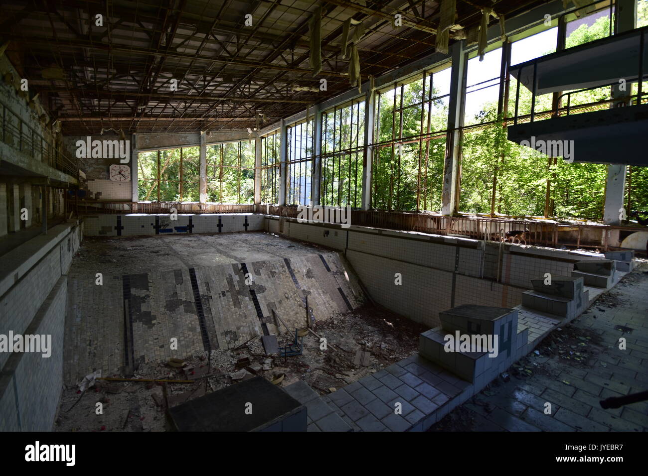 Verlassene Stadt Tschernobyl Sperrzone Stockfotografie - Alamy