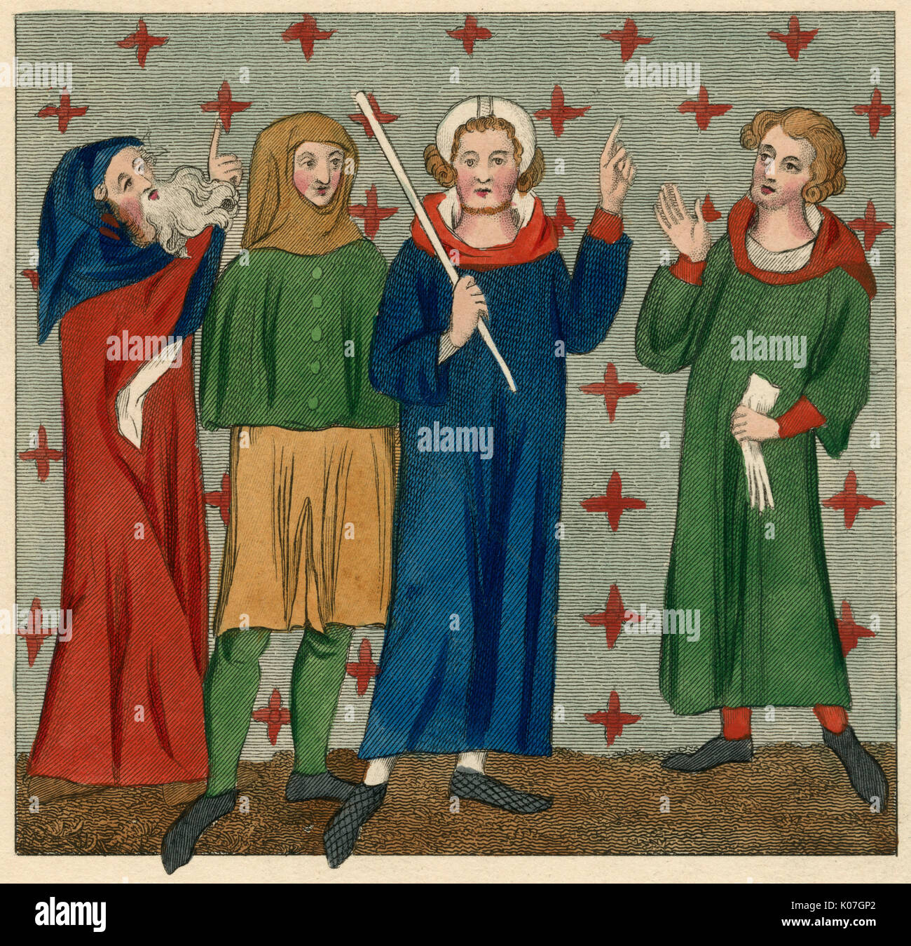 Mittelalter adeliger kleidung Stockfotos und -bilder Kaufen - Alamy