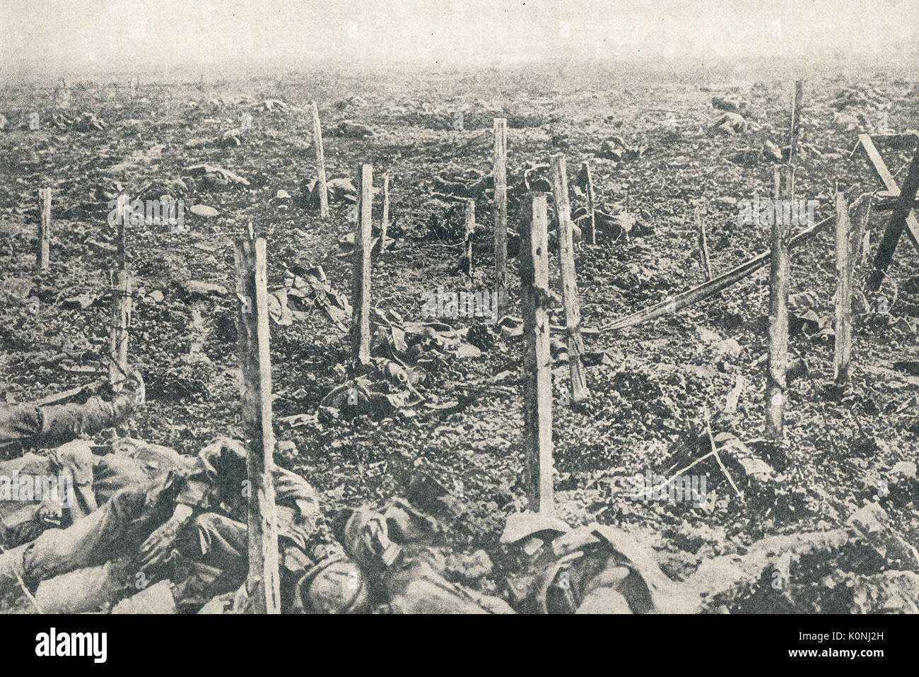 Schlachtfeld tot, Western Front, WW1 Stockfotografie - Alamy