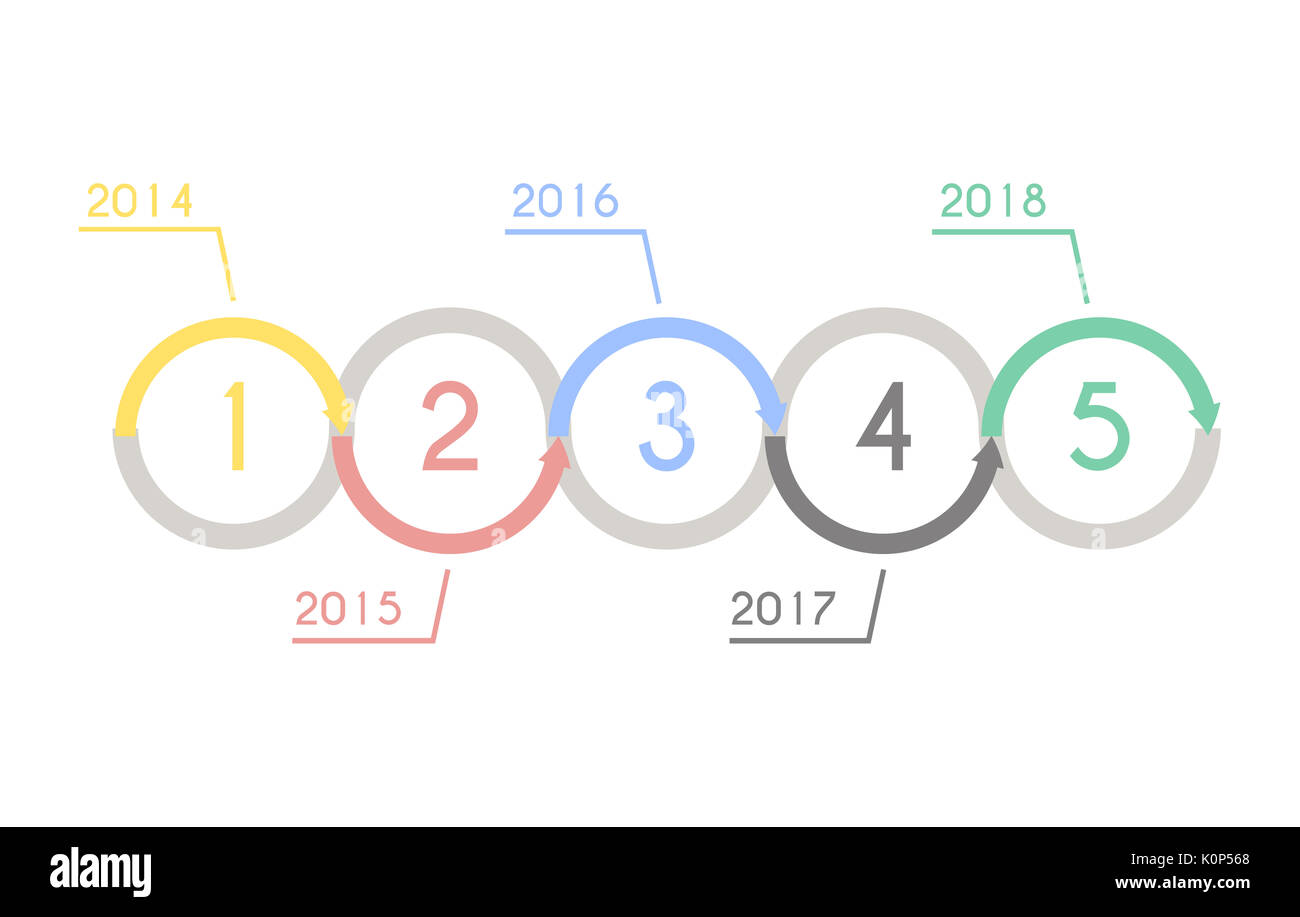 Progress chart Statistik Konzept. Infografik Vorlage für die ...