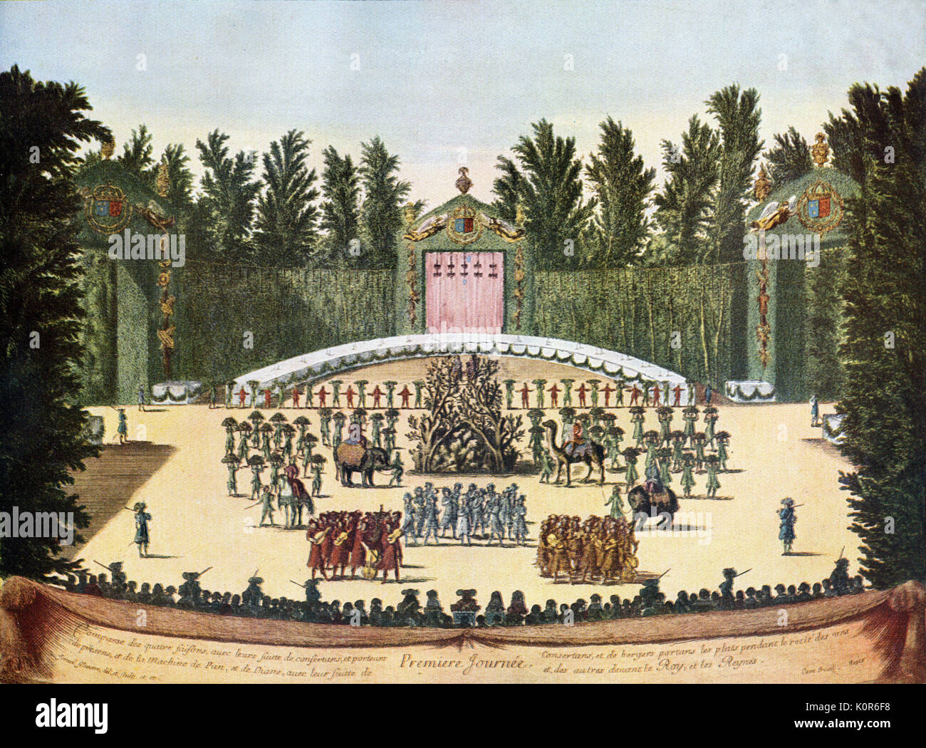 "Ballet du Roi': ein Ballet/Oper im Freien durchgeführt in Versailles ...