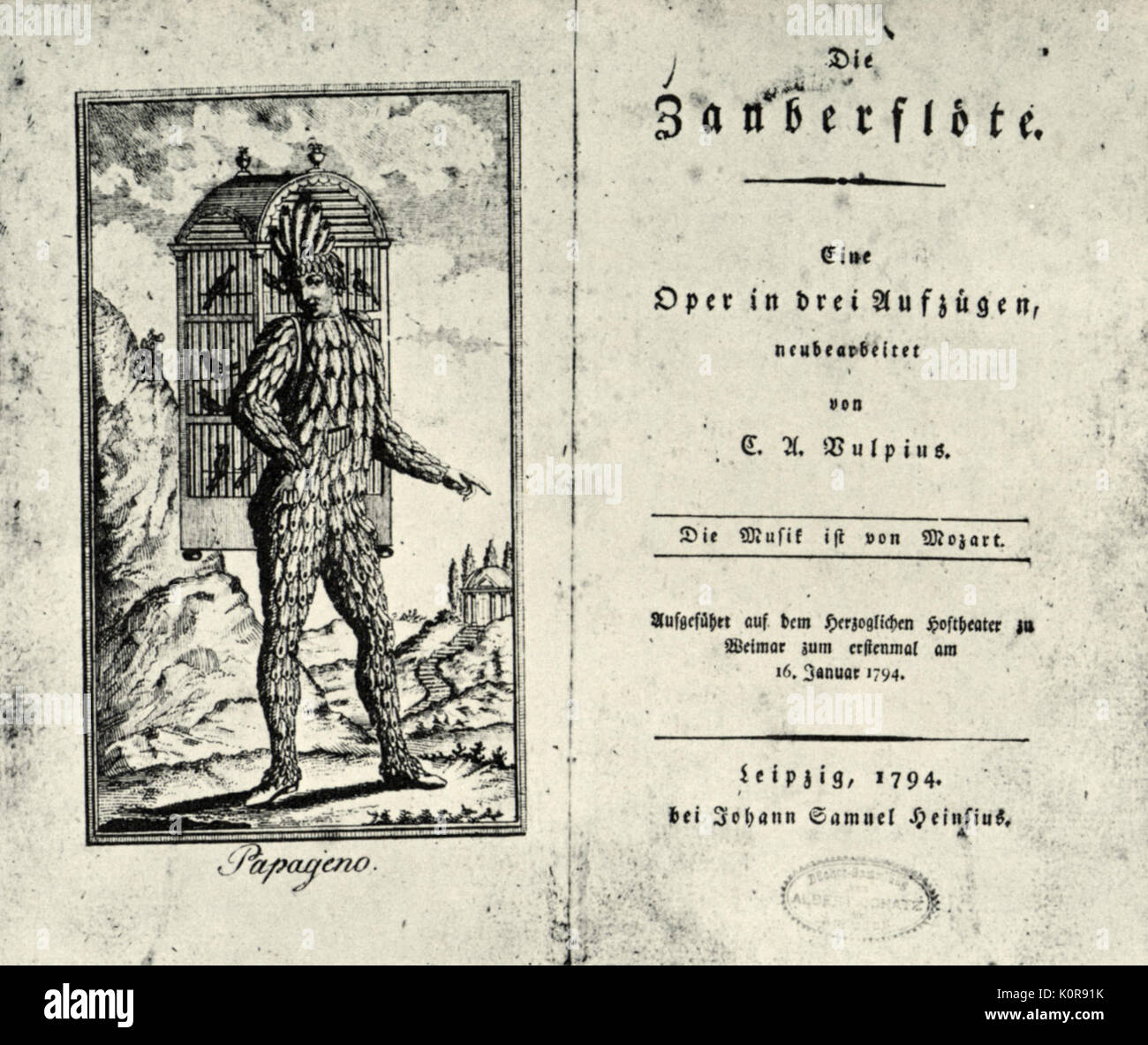 Papageno zauberflöte -Fotos und -Bildmaterial in hoher Auflösung – Alamy