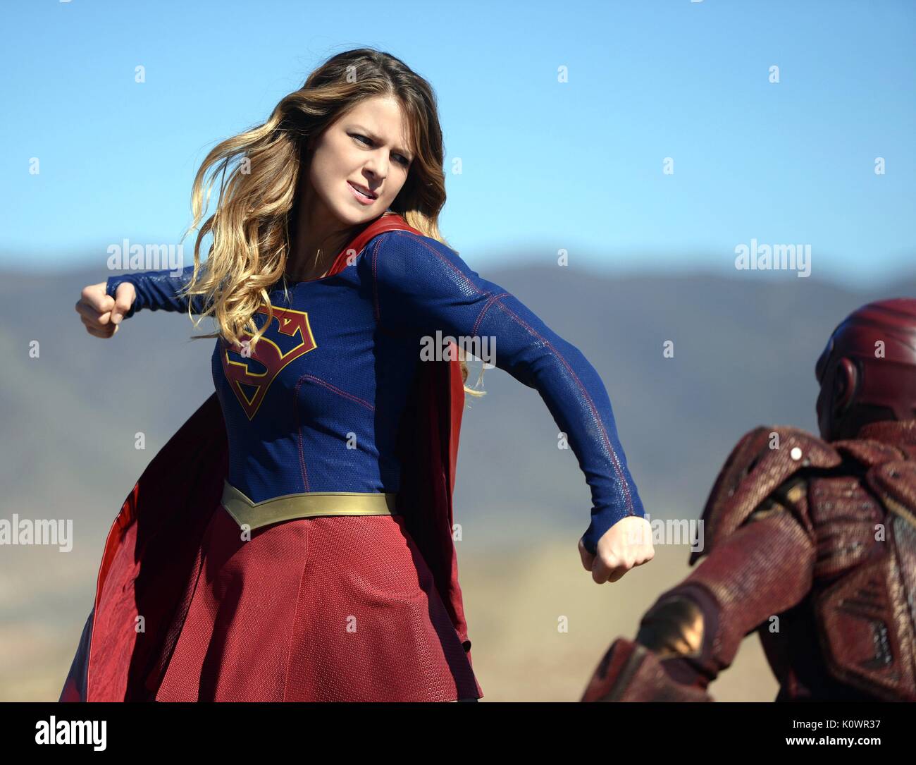 Melissa Benoist Supergirl Stockfotos und -bilder Kaufen - Alamy