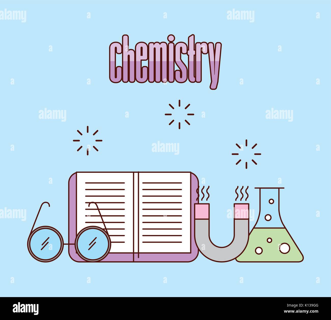Cartoon Science Experiment Stockfotos und -bilder Kaufen - Alamy