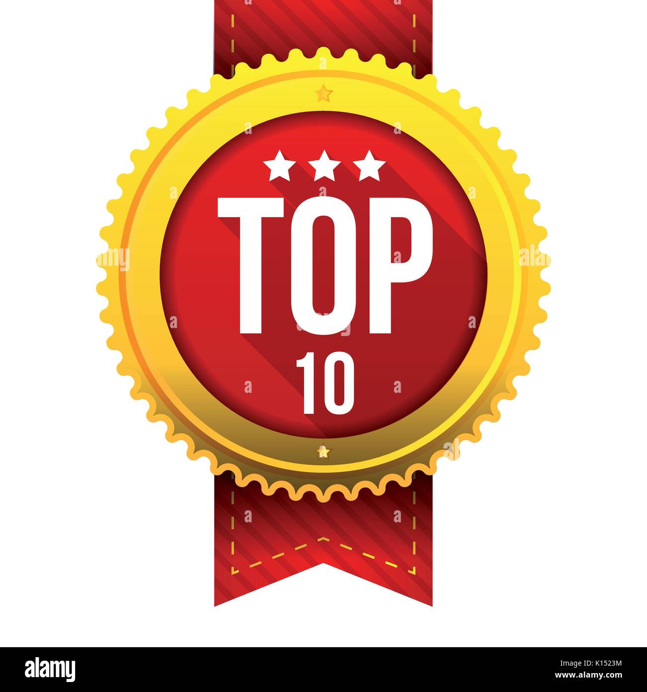 Top 10 list Stock-Vektorgrafiken kaufen - Alamy