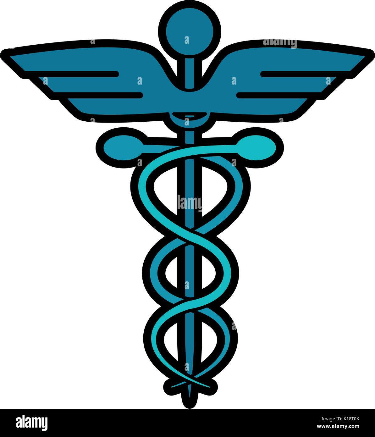 Asklepios Stab Symbol Bild Vektor Illustration-design Stock ...