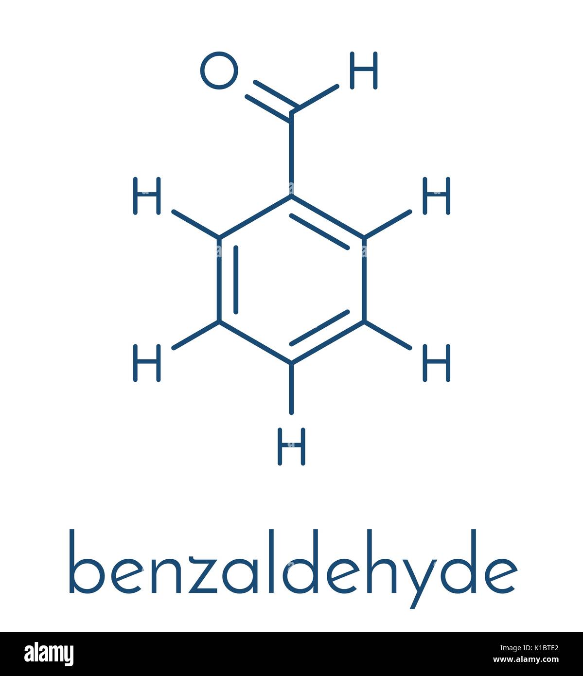 Benzaldehyde molecule Stock-Vektorgrafiken kaufen - Alamy