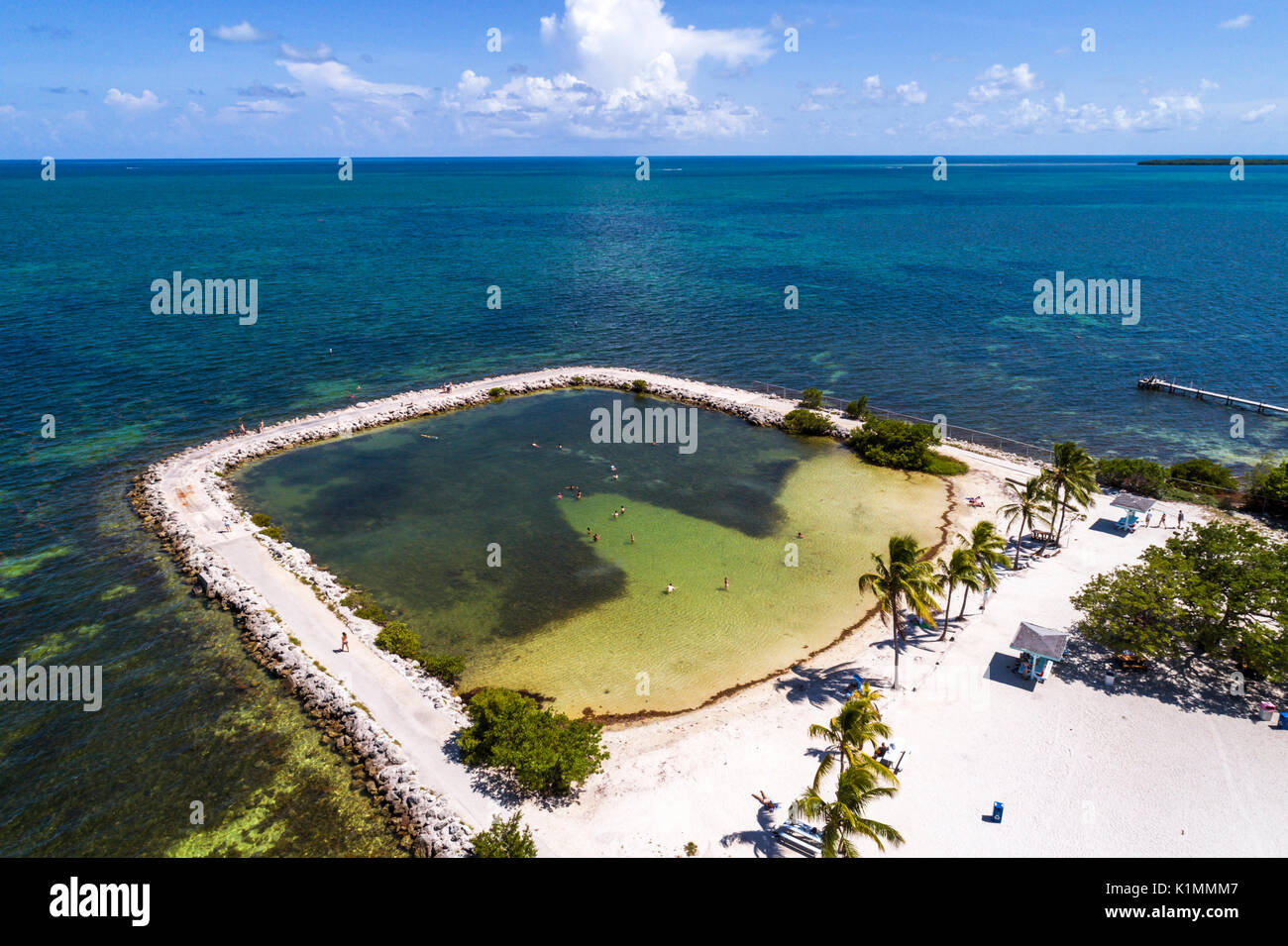 Aerial View Of The Florida Keys Stockfotos & Aerial View Of The Florida ...