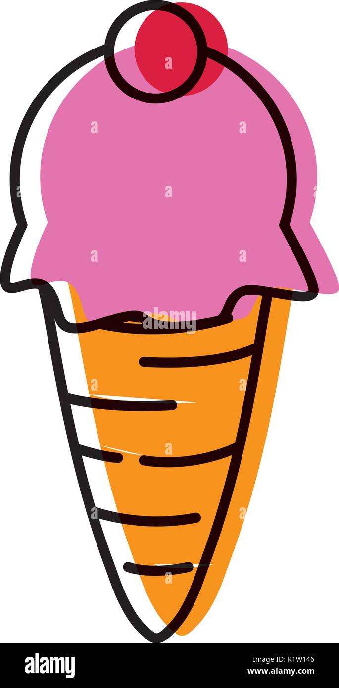 Eis-Symbol auf weißem Hintergrund-Vektor-illustration Stock ...