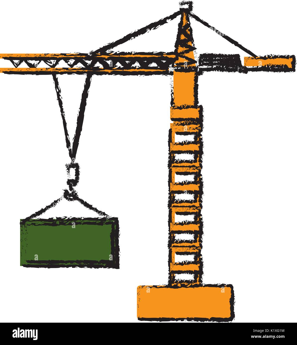 Gantry container kran Stock-Vektorgrafiken kaufen - Alamy