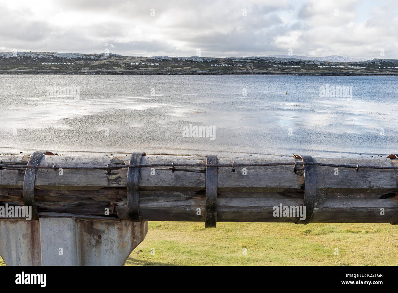 Falkland Islands Stanley And Ship Stockfotos und -bilder Kaufen - Alamy