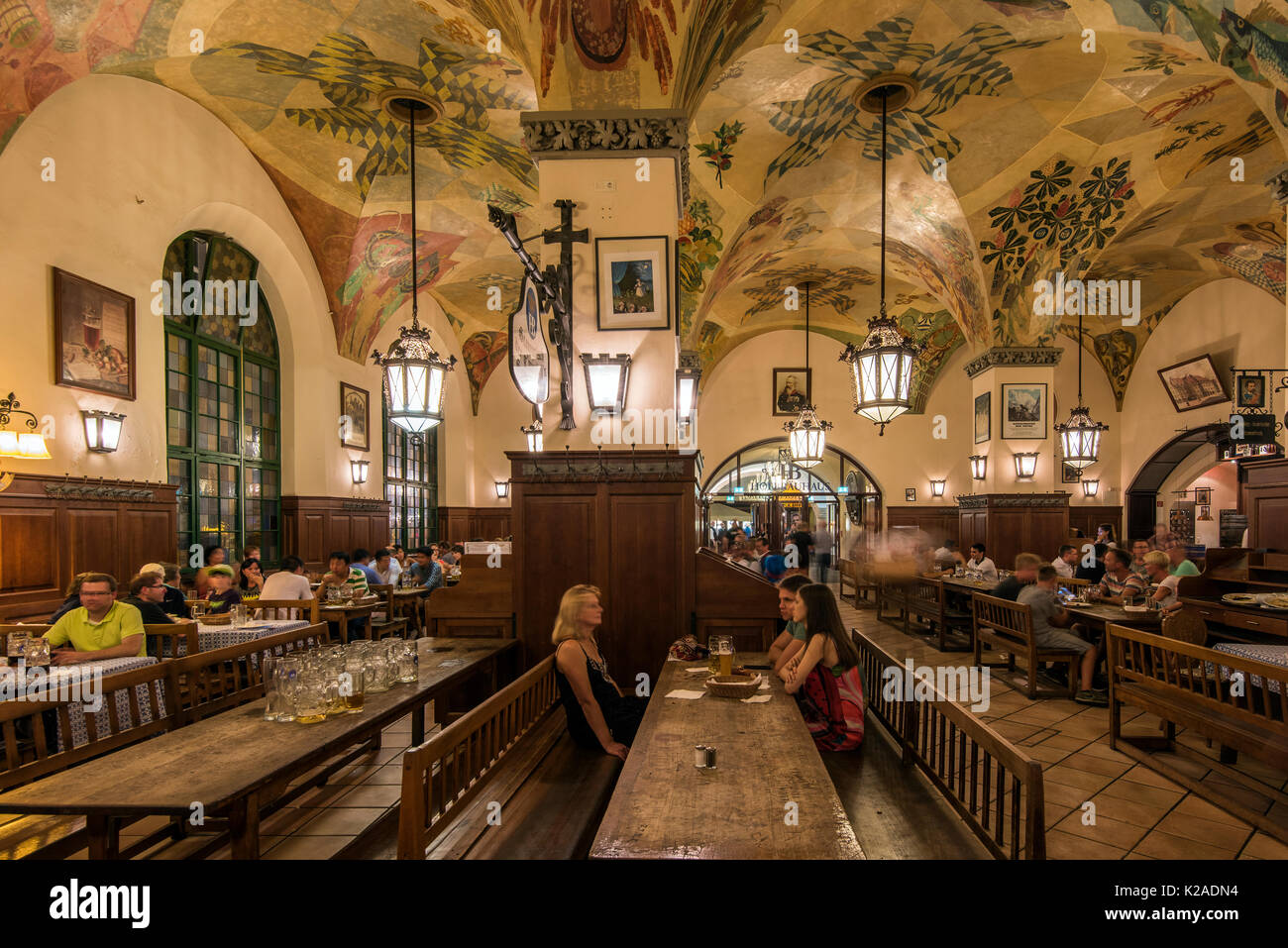 Germany Bavaria Munich Hofbrauhaus Stockfotos & Germany Bavaria Munich ...