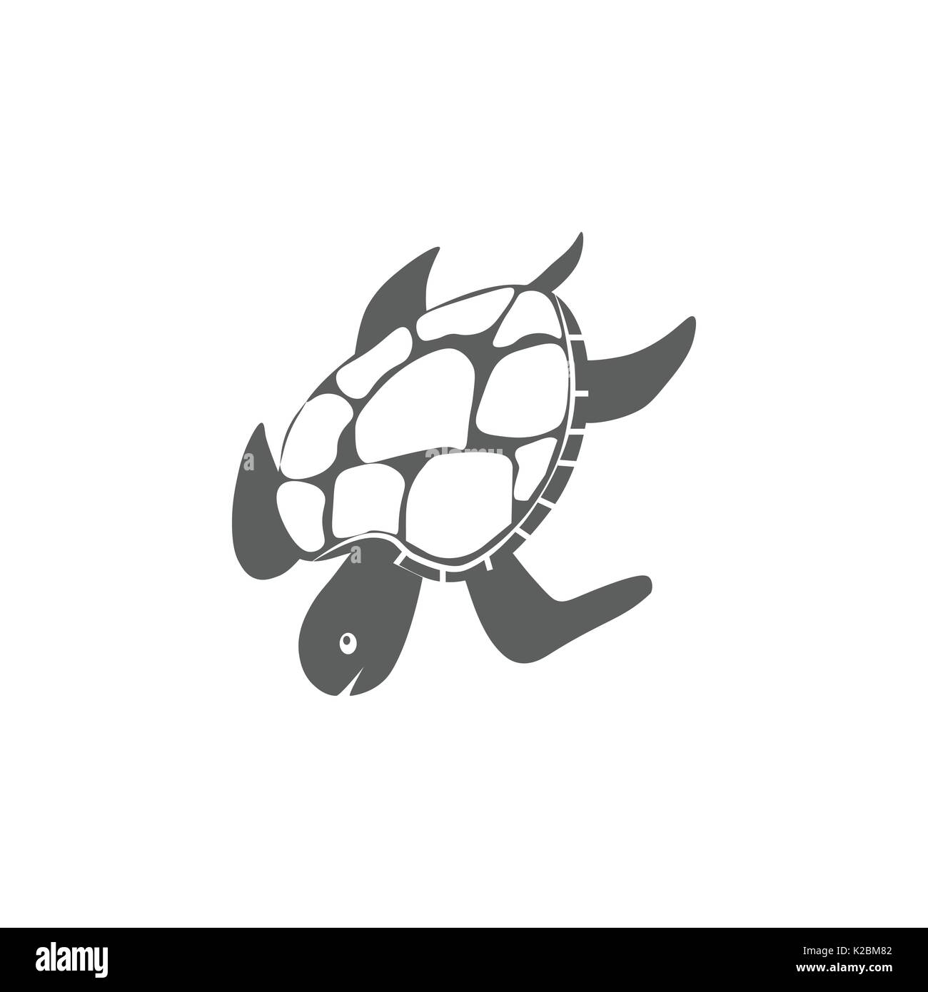 Sea turtle Symbol. Vector Illustration Stock-Vektorgrafik - Alamy