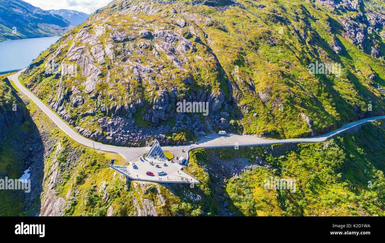 Gaularfjell Aussichtspunkt. Gaular, Norwegen Stockfotografie - Alamy