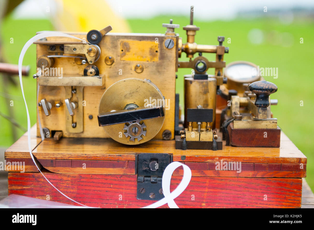 Old telegram machine -Fotos und -Bildmaterial in hoher Auflösung – Alamy