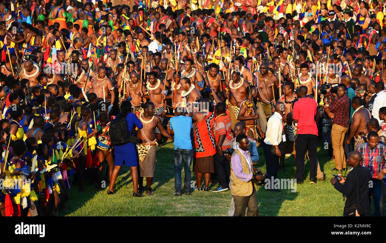 Swasiland Umhlanga Reed Dance Stockfotografie - Alamy