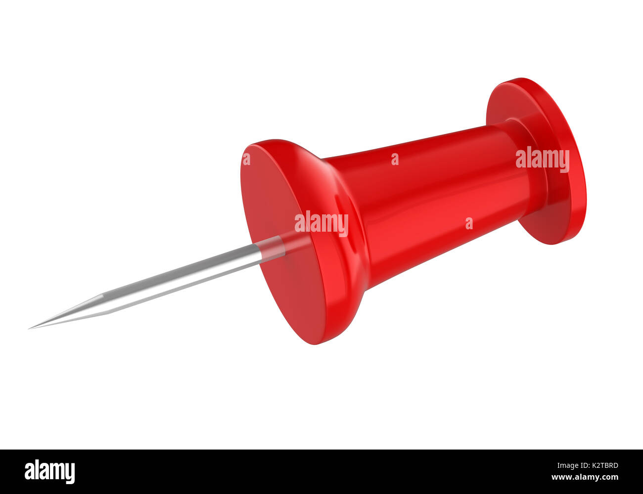 Red push pin -Fotos und -Bildmaterial in hoher Auflösung – Alamy
